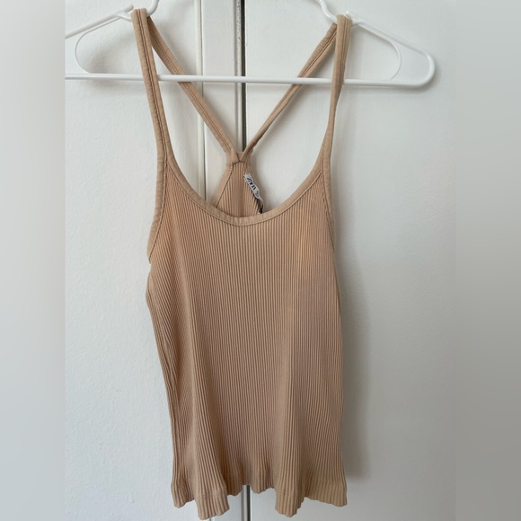 Zara | Tops | Zara Ribbed Racerback Tank | Poshmark